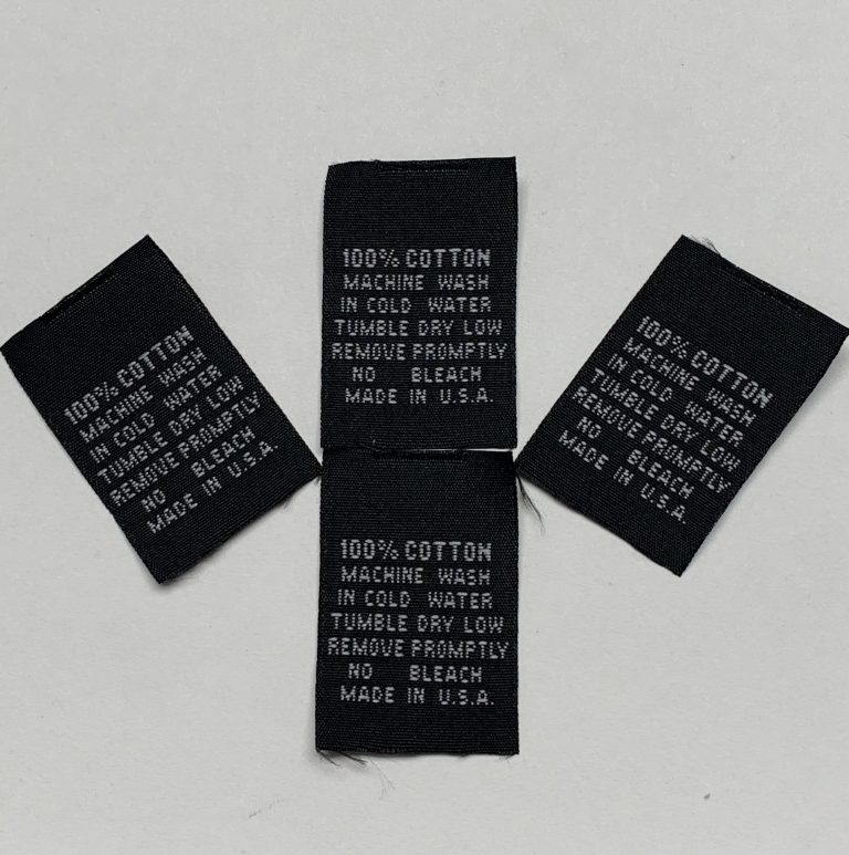 Woven Care Labels – 3A Thread & Supply Co