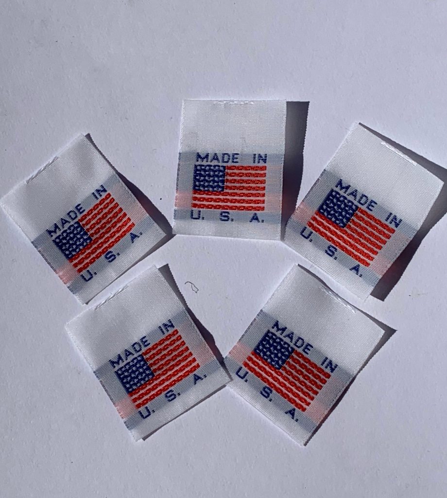 USA Flag Labels – 3A Thread & Supply Co