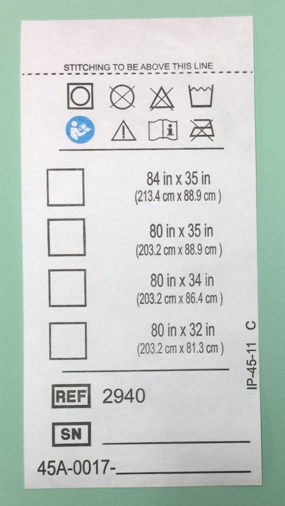 Printed Tyvek Labels (back-to-back double sided) – 3A Thread & Supply Co